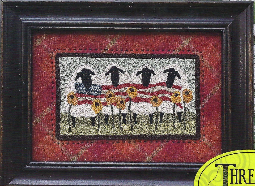 United We Stand by Threads That Bind Punch Needle Pattern - Etsy