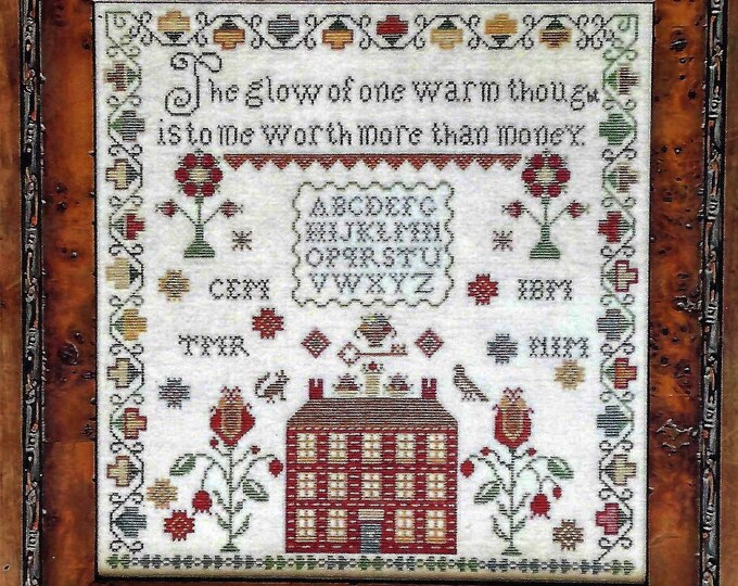 One Warm Thought by Hands to Work Counted Cross Stitch Pattern/chart - Etsy