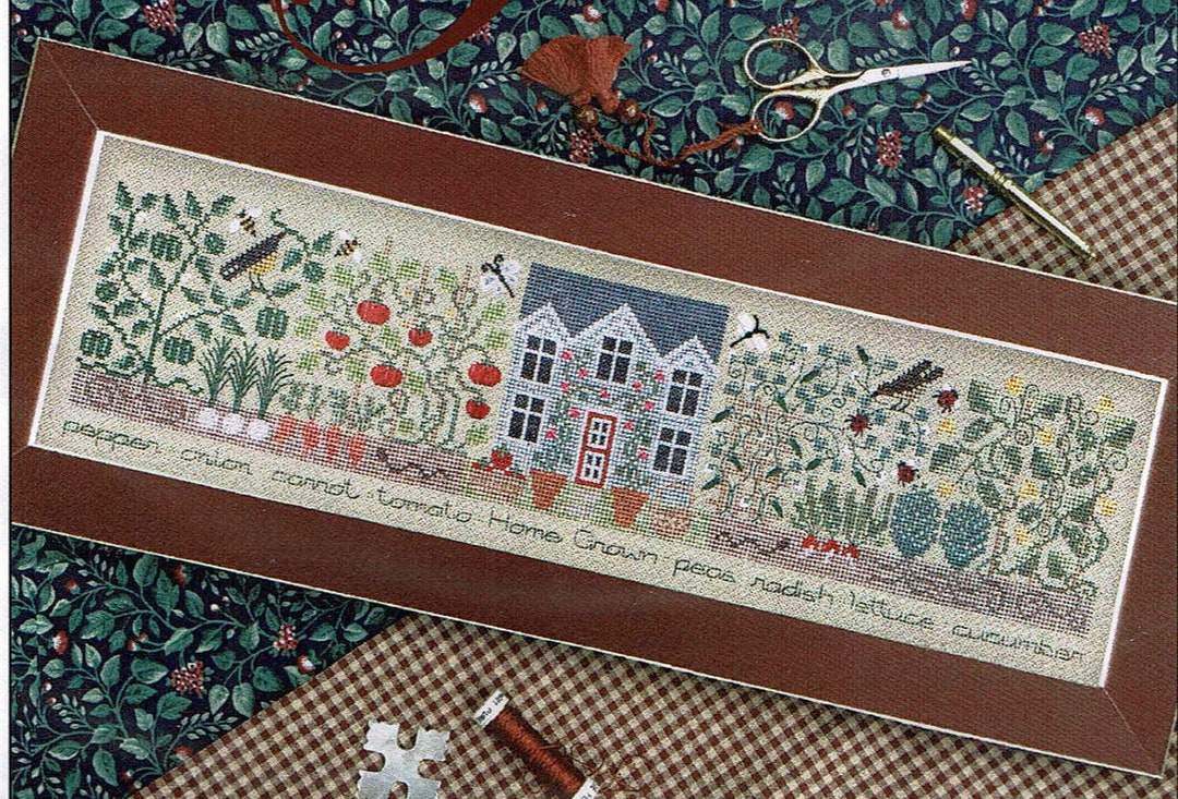 Kitchen Garden by the Drawn Thread Counted Cross Stitch Pattern/chart ...