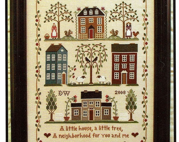 Little House Neighborhood by Little House Needleworks Counted Cross ...