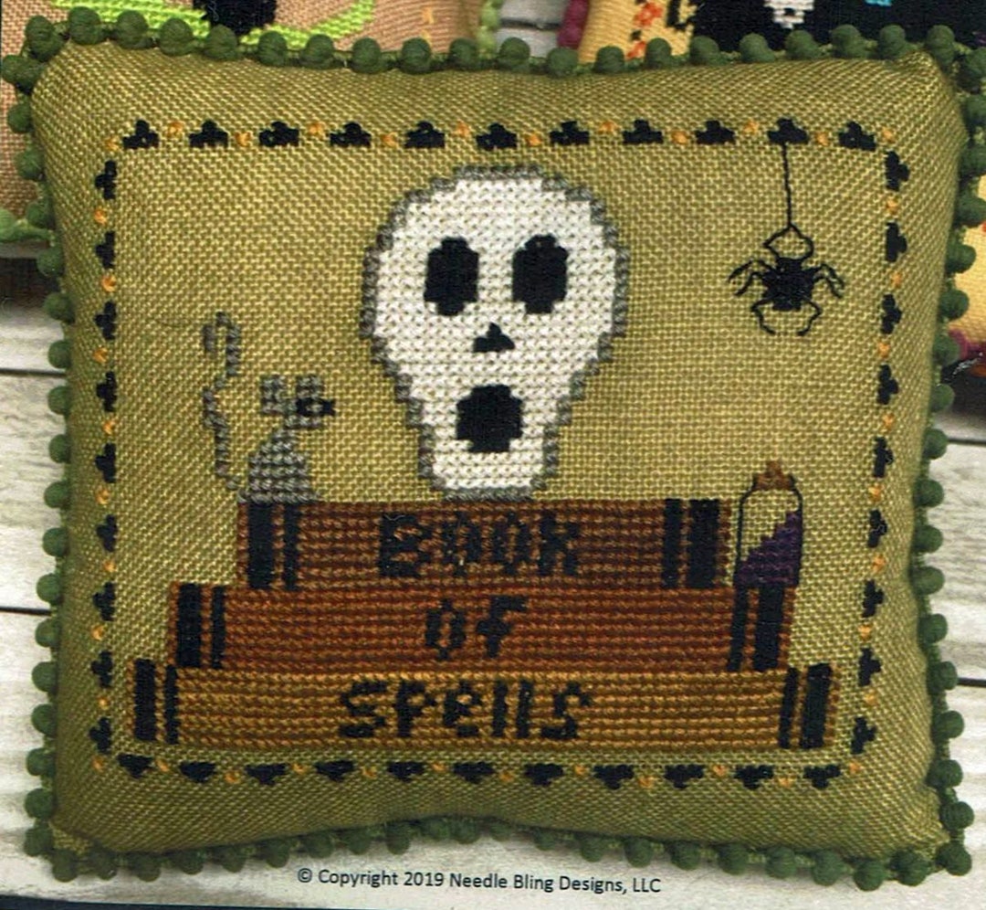 Book of Spells by Needle Bling Counted Cross Stitch Pattern/chart - Etsy