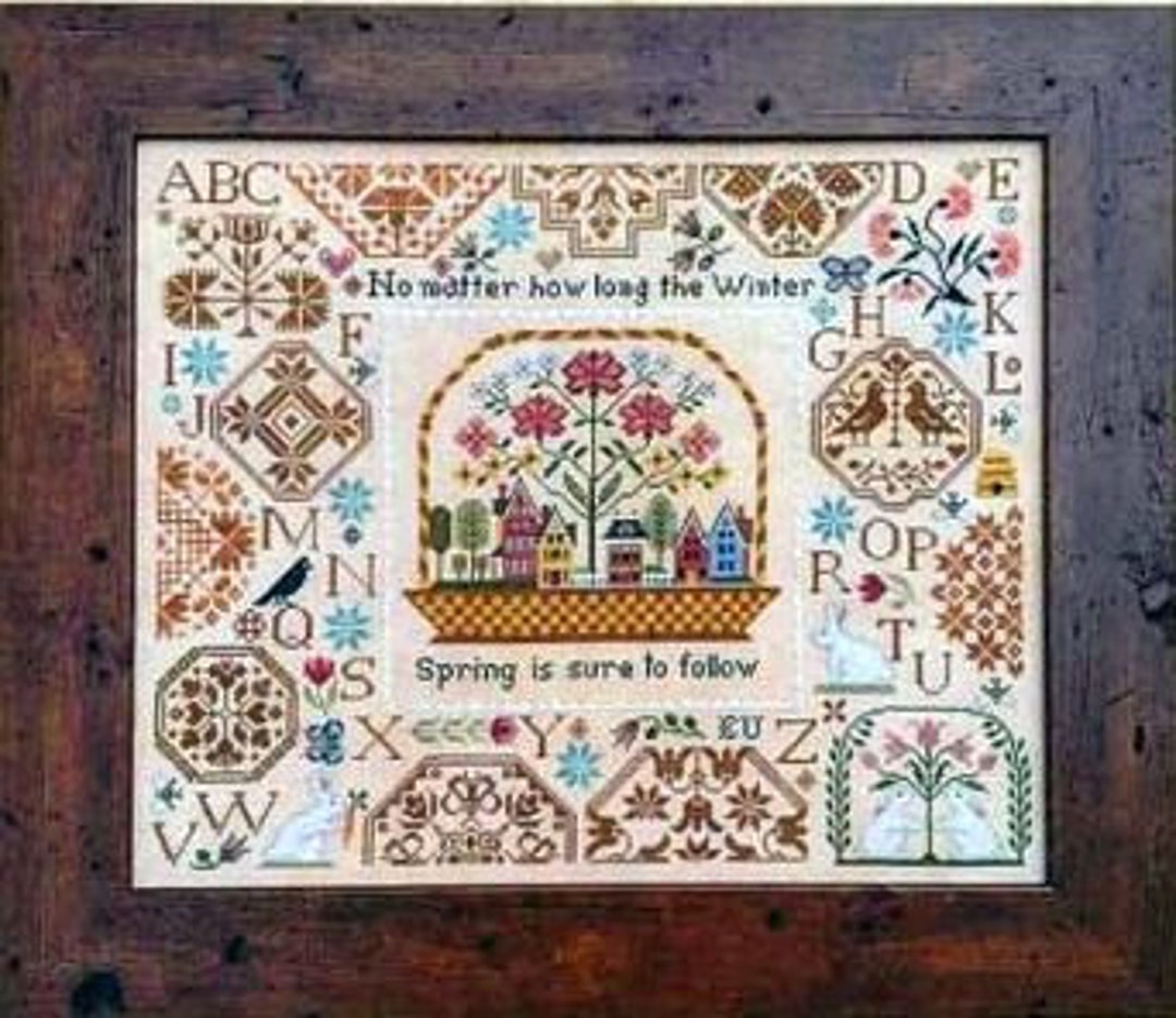 Spring Quaker by Lila's Studio Counted Cross Stitch Pattern/chart - Etsy