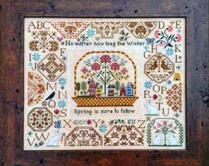 Spring Quaker by Lila's Studio Counted Cross Stitch Pattern/chart - Etsy