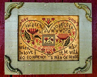 Hester Van Dorn Reproduction Sampler by Carriage House Samplings ...