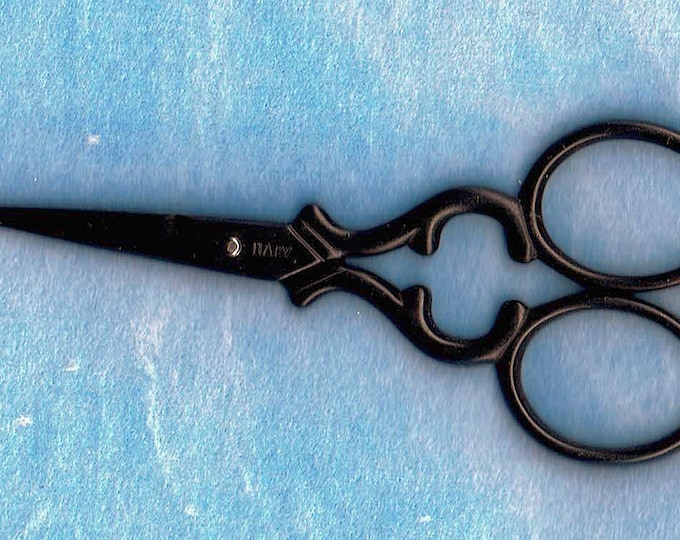 Beautiful 4 Black Oxide Victorian Embroidery Scissors - Etsy