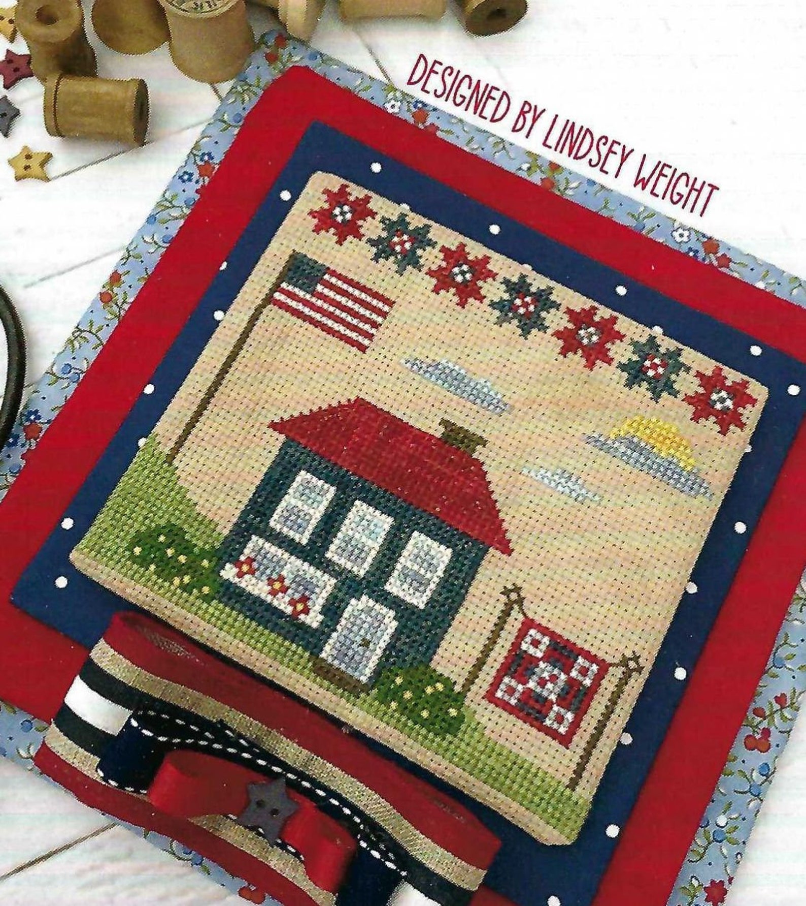 Summer House by Primrose Cottage Counted Cross Stitch | Etsy