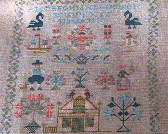 Dutch Beauty 1790 by Permin Counted Cross Stitch Pattern/chart - Etsy