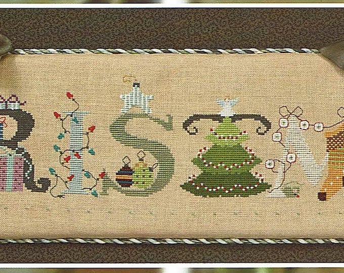 Christmas by the Cricket Collection Counted Cross Stitch Pattern/chart ...