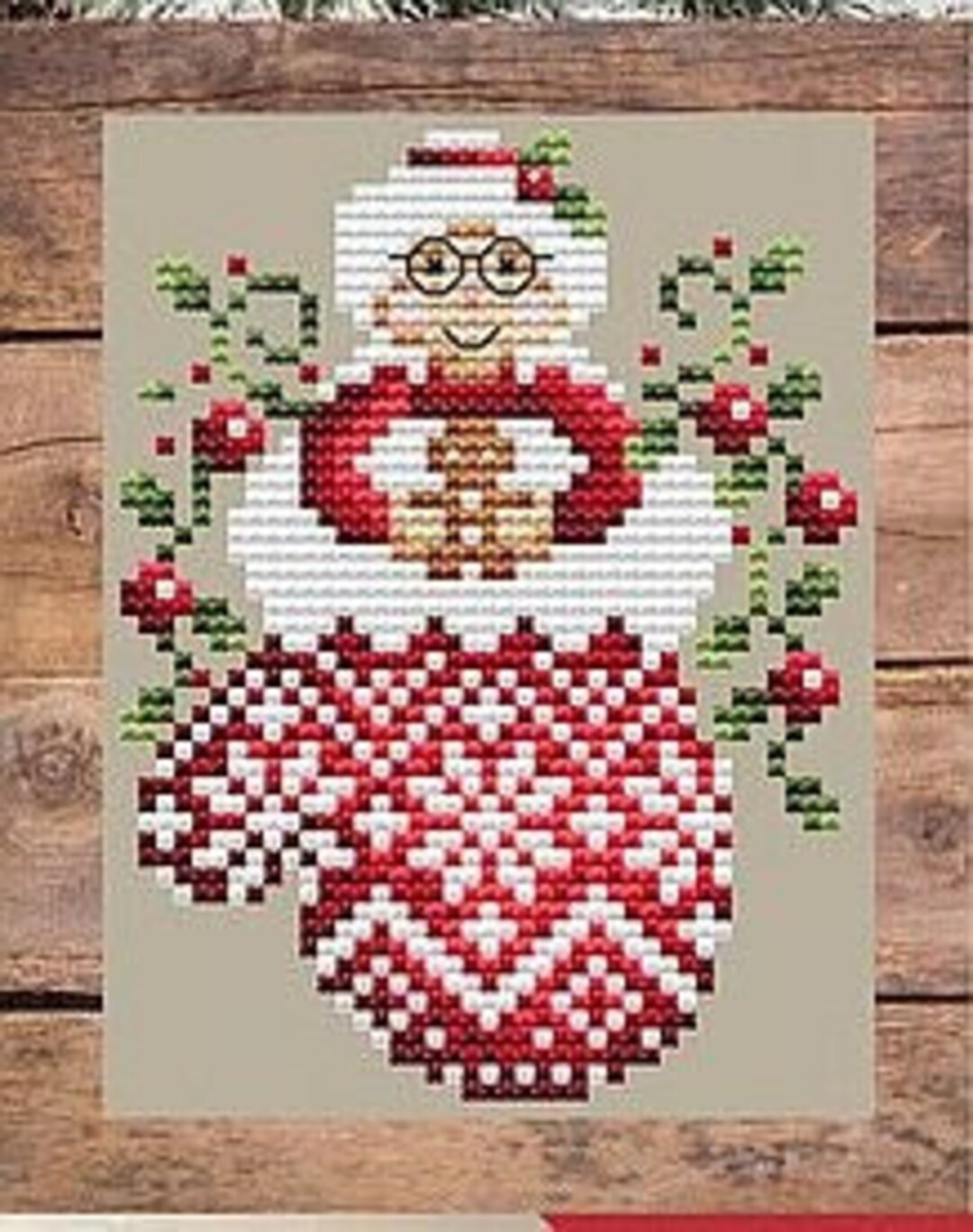 Mrs Clause Mitten by Shannon Christine Counted Cross Stitch Pattern ...