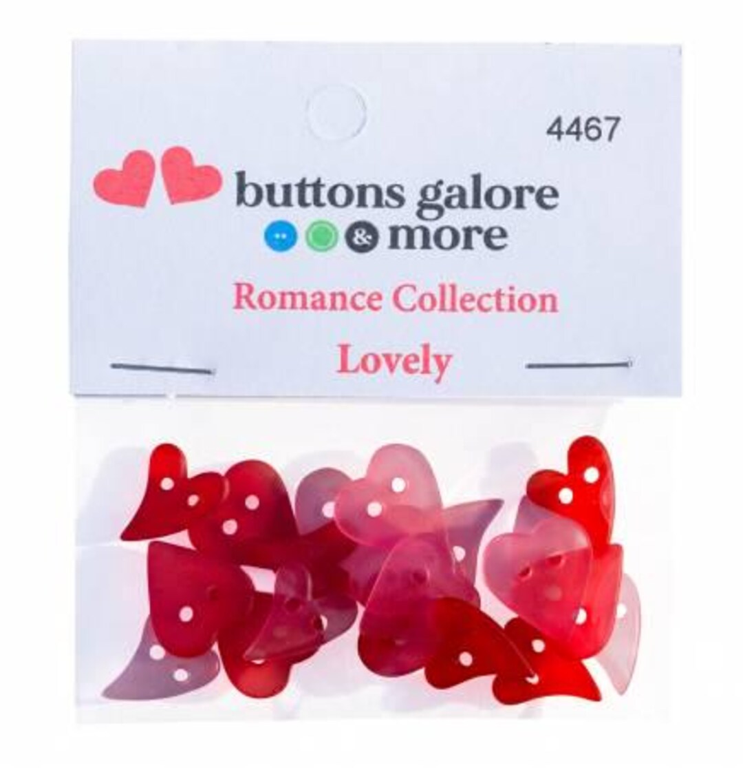 Lovely - Romance Collection Buttons by Buttons Galore - Etsy