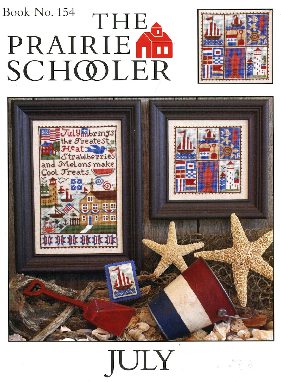 July by Prairie Schooler Counted Cross Stitch Pattern/chart - Etsy