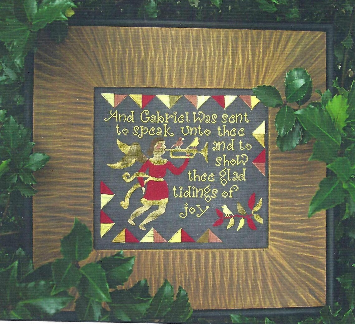 Glad Tidings by Carriage House Samplings Counted Cross Stitch Chart ...