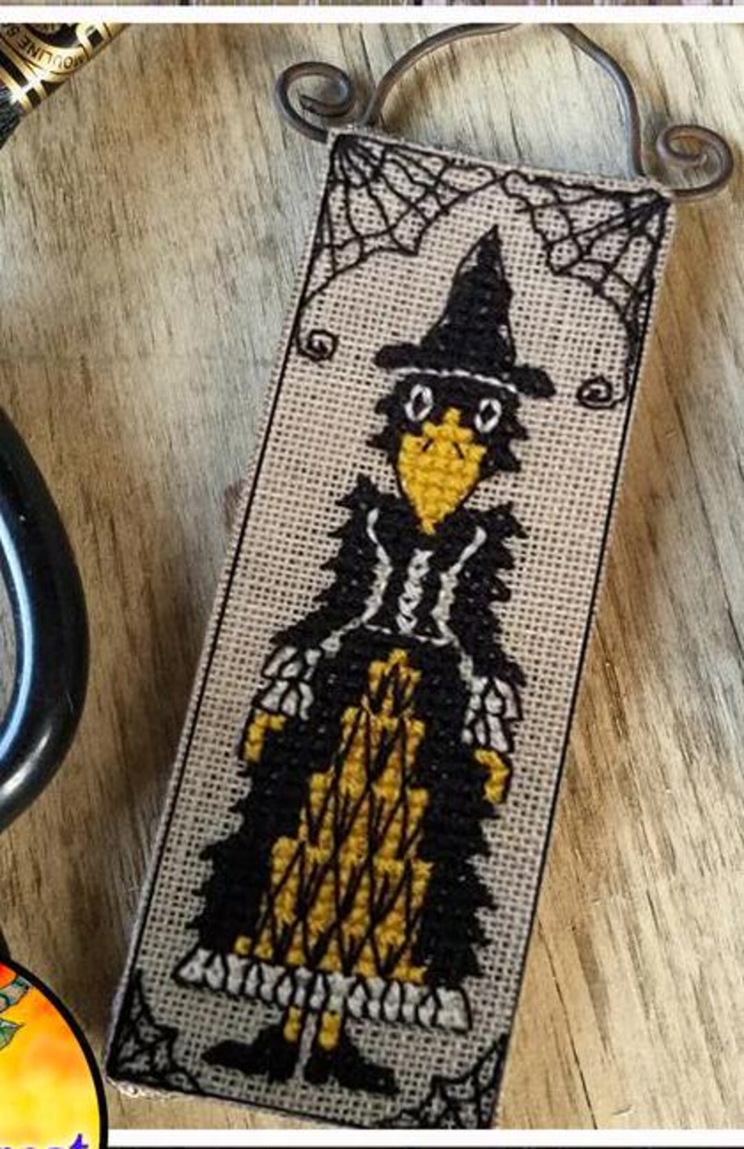 Raven Witch by the Elfin Forest Counted Cross Stitch Pattern/chart - Etsy