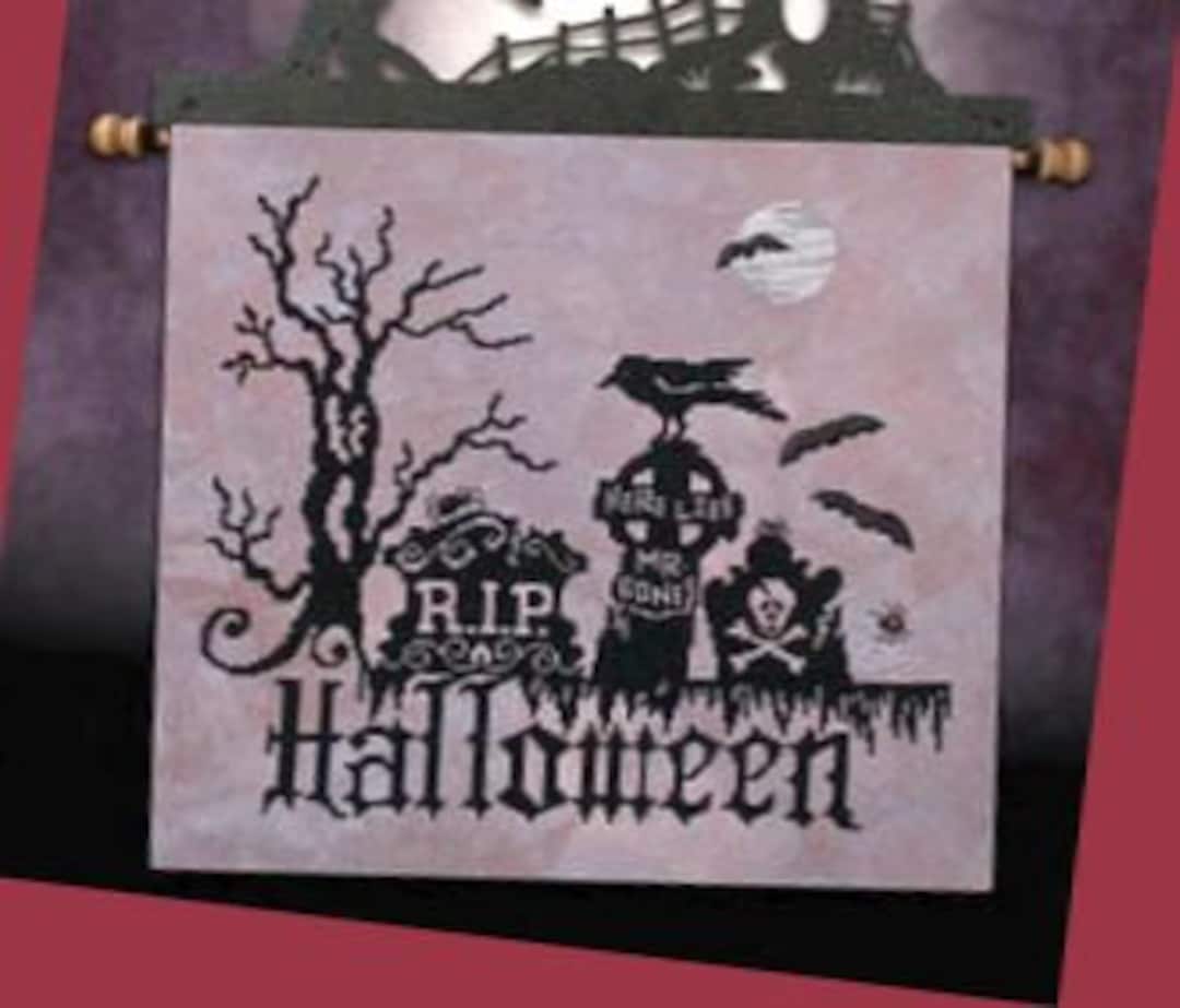 Graveyard Halloween by Stoney Creek Counted Cross Stitch Pattern/chart ...
