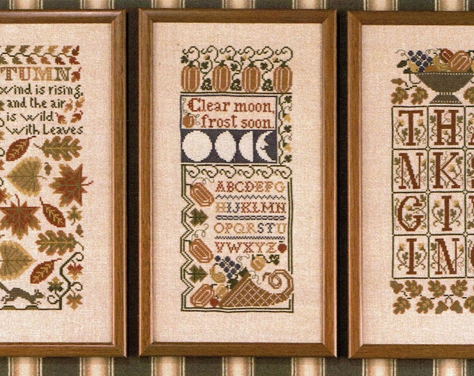 Autumn Samplers by Prairie Schooler Counted Cross Stitch Pattern/chart ...