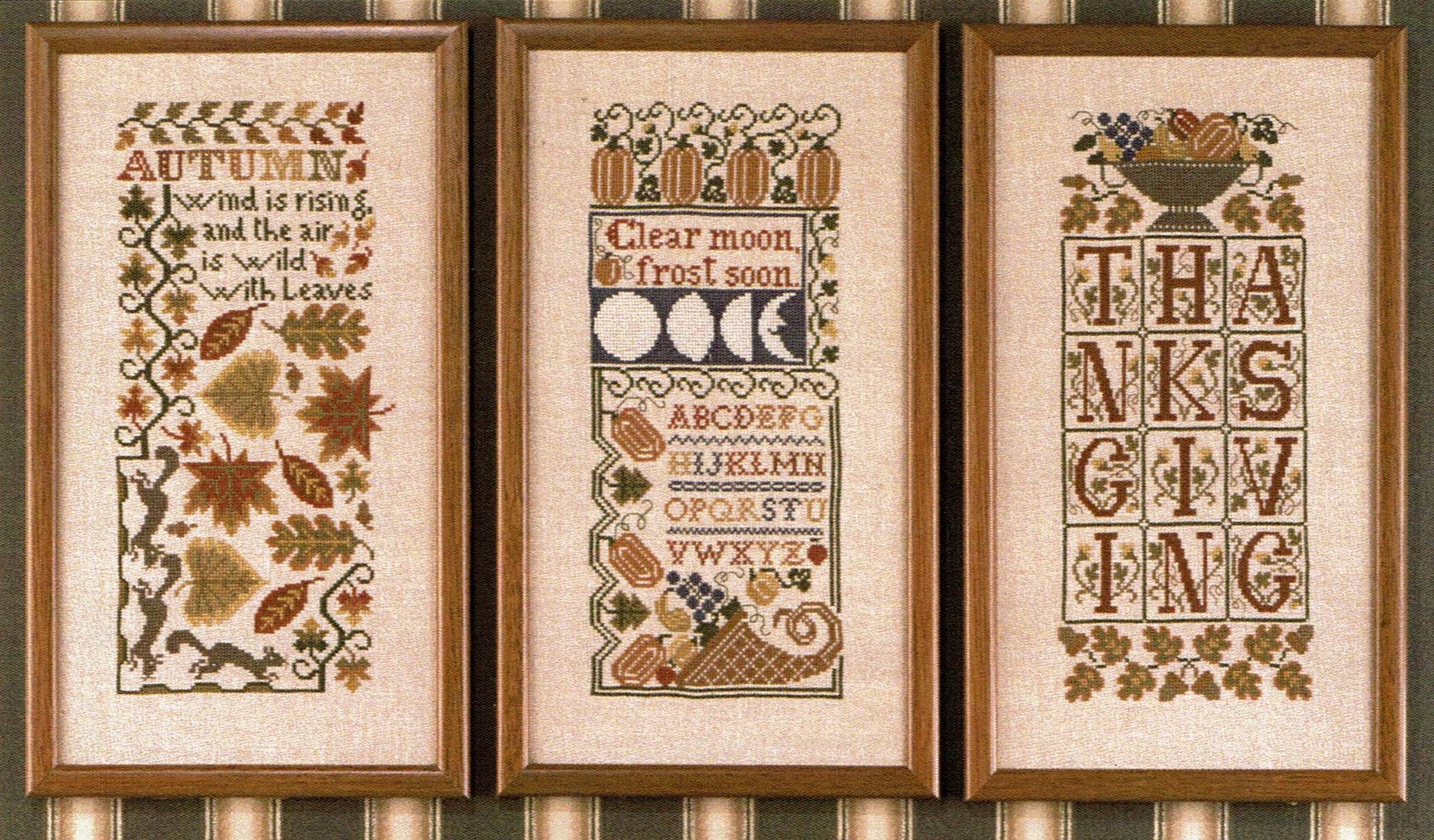 Autumn Samplers by Prairie Schooler Counted Cross Stitch Pattern/chart ...