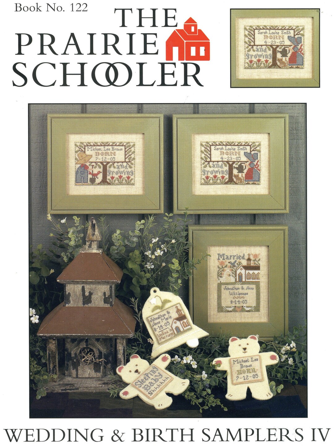 Wedding & Birth Samplers IV by Prairie Schooler Counted Cross Stitch ...