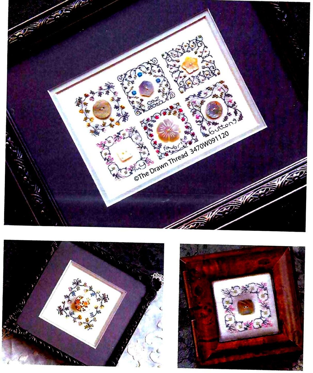 Button Boxes by the Drawn Thread Counted Cross Stitch Pattern/chart - Etsy