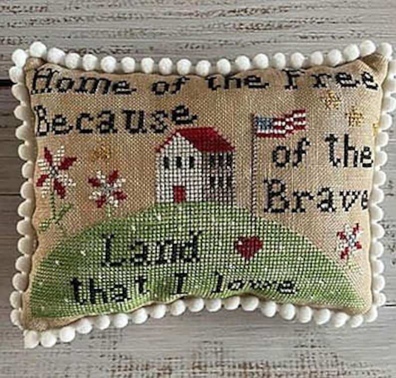Home of the Free 2023 by Romy's Creations Counted Cross Stitch Pattern/chart - Etsy