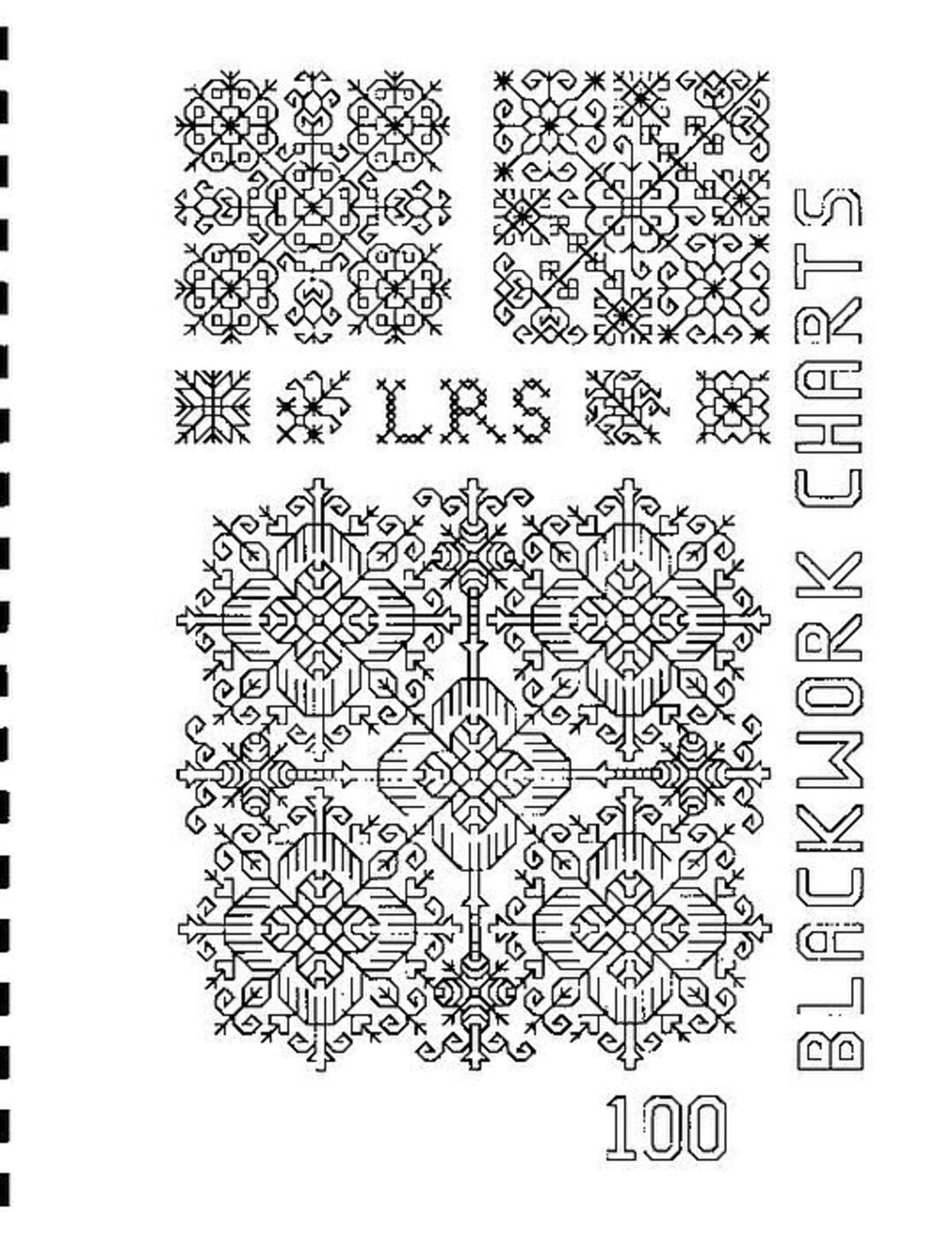 Buy 100 Blackwork Charts by Linn Skinner NEW Online in India - Etsy