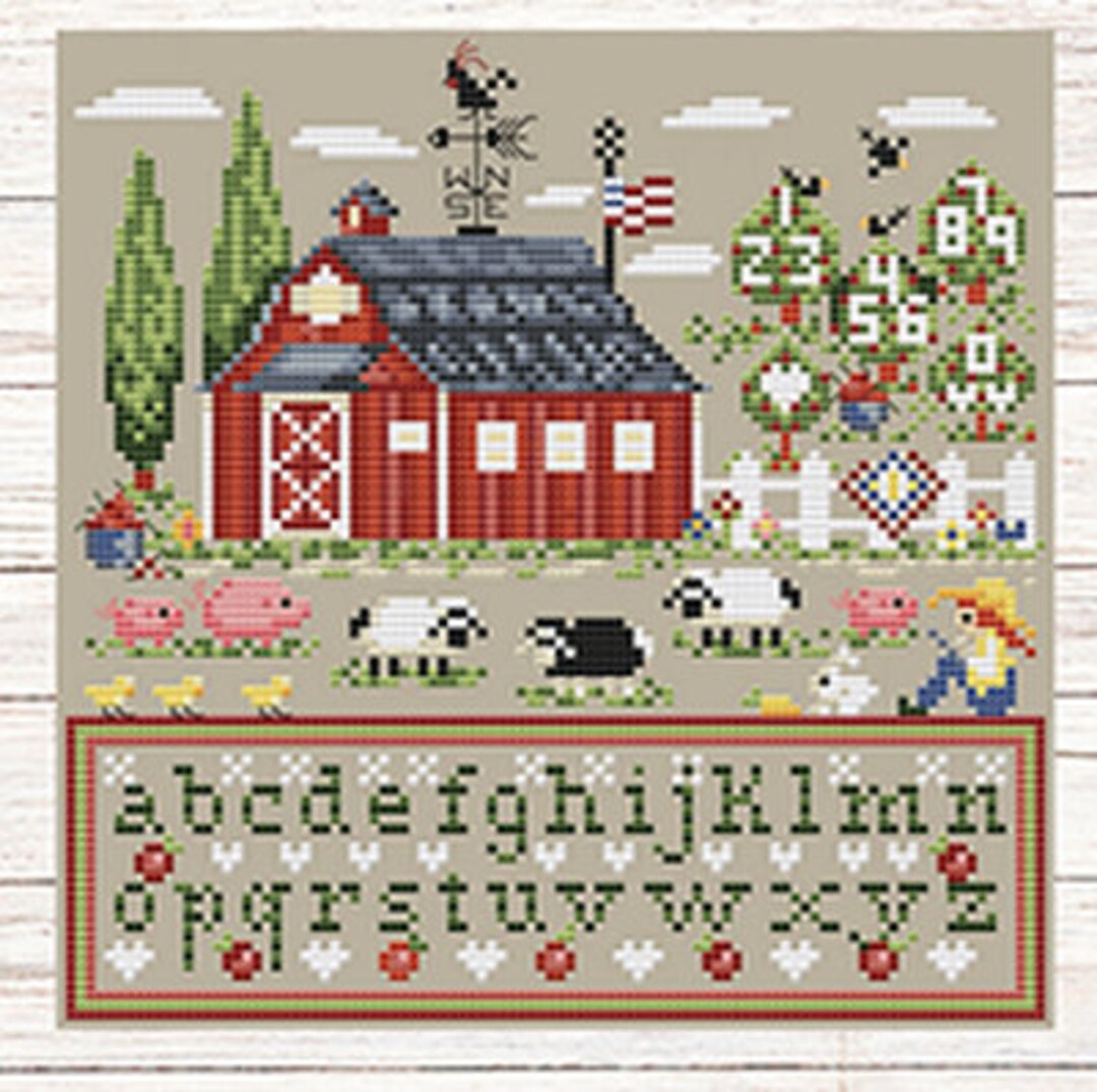 20% OFF Apple Farm by Shannon Christine Counted Cross Stitch Pattern ...