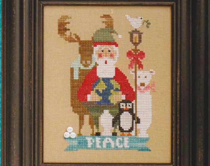 Wee Santa 2014 by Heart in Hand Counted Cross Stitch Pattern/chart - Etsy