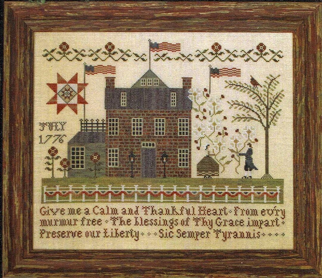 American Sampler by Plum Street Samplers Counted Cross Stitch Pattern ...