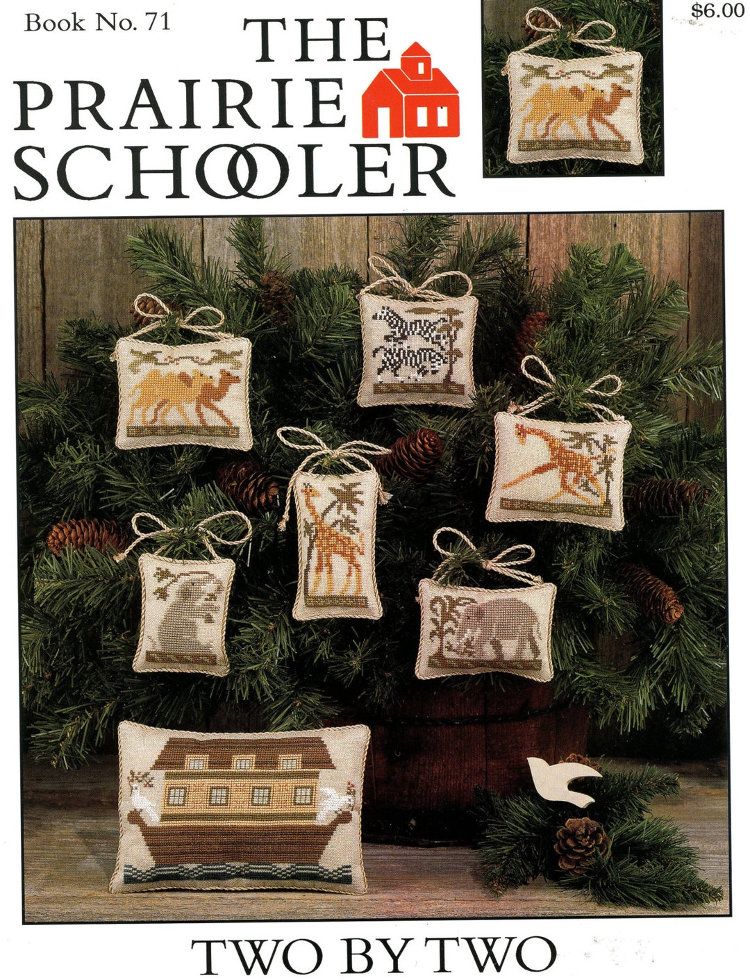 Two by Two by Prairie Schooler Counted Cross Stitch Pattern/chart - Etsy