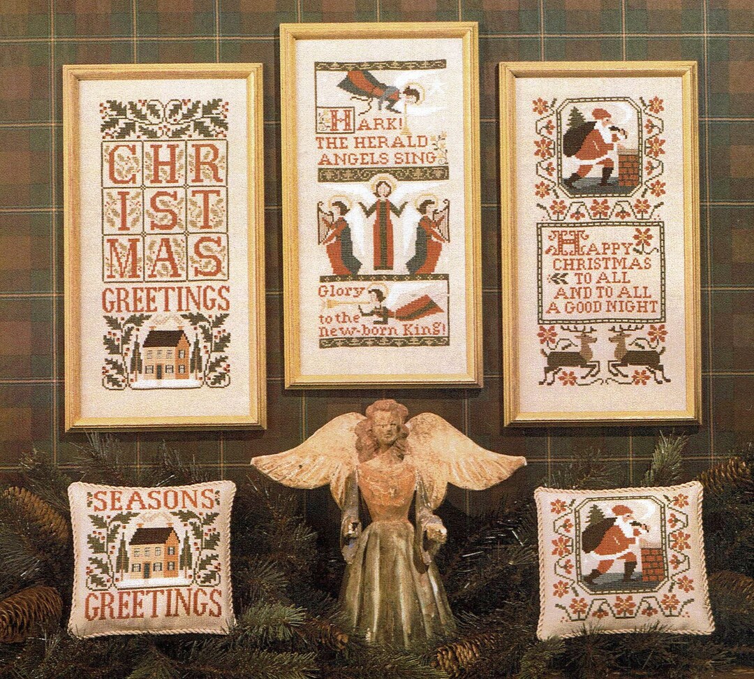 Christmas Samplers II by Prairie Schooler Counted Cross Stitch Pattern ...