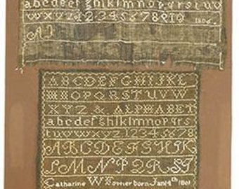 Hannah Gilpin 1800 Reproduction Sampler by Stitchy Box Samplers Counted ...