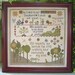 Seven Sheep Reproduction Sampler by Scarlett House Counted Cross Stitch ...