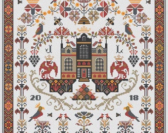 Spirit of Vierlande by Long Dog Samplers Counted Cross Stitch Pattern ...