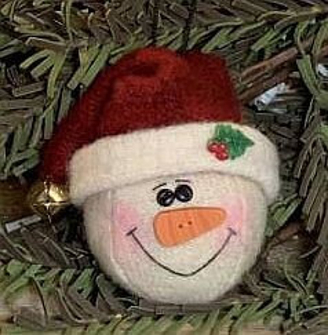 Santa Snowball PATTERN to Sew (not a Finished Product) by Cottonwood ...