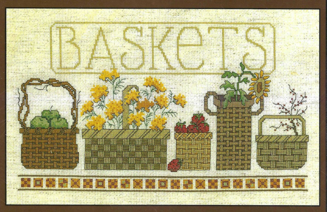 Baskets by Imaginating Counted Cross Stitch Pattern/chart ** - Etsy