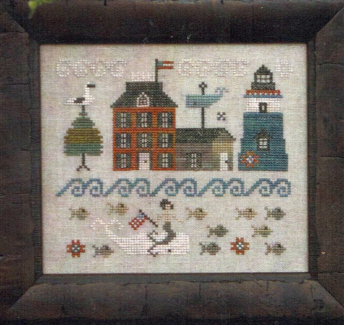 Summer in Nantucket by Plum Street Samplers Counted Cross - Etsy