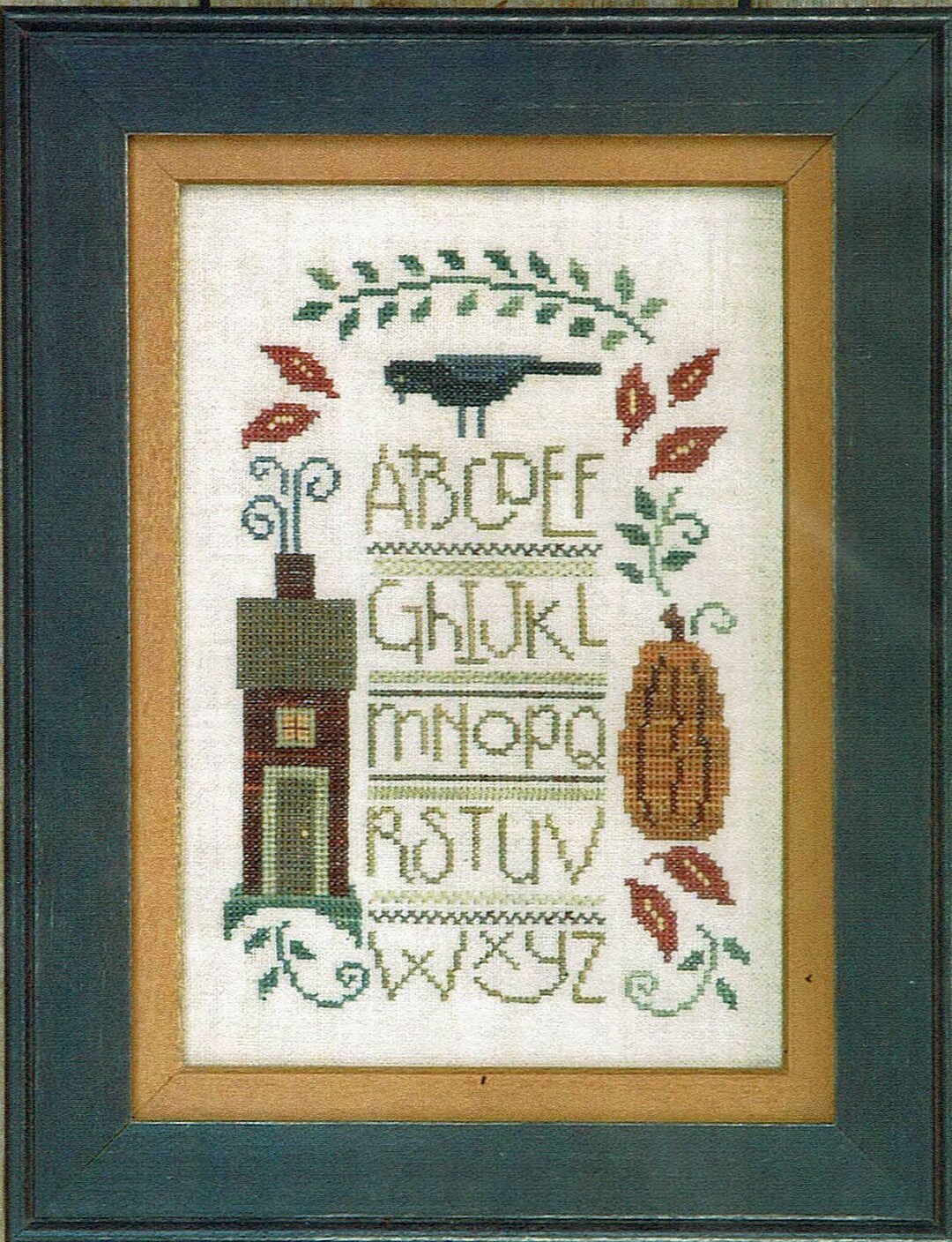 Black Bird Sampler by Bent Creek Counted Cross Stitch Pattern/chart - Etsy