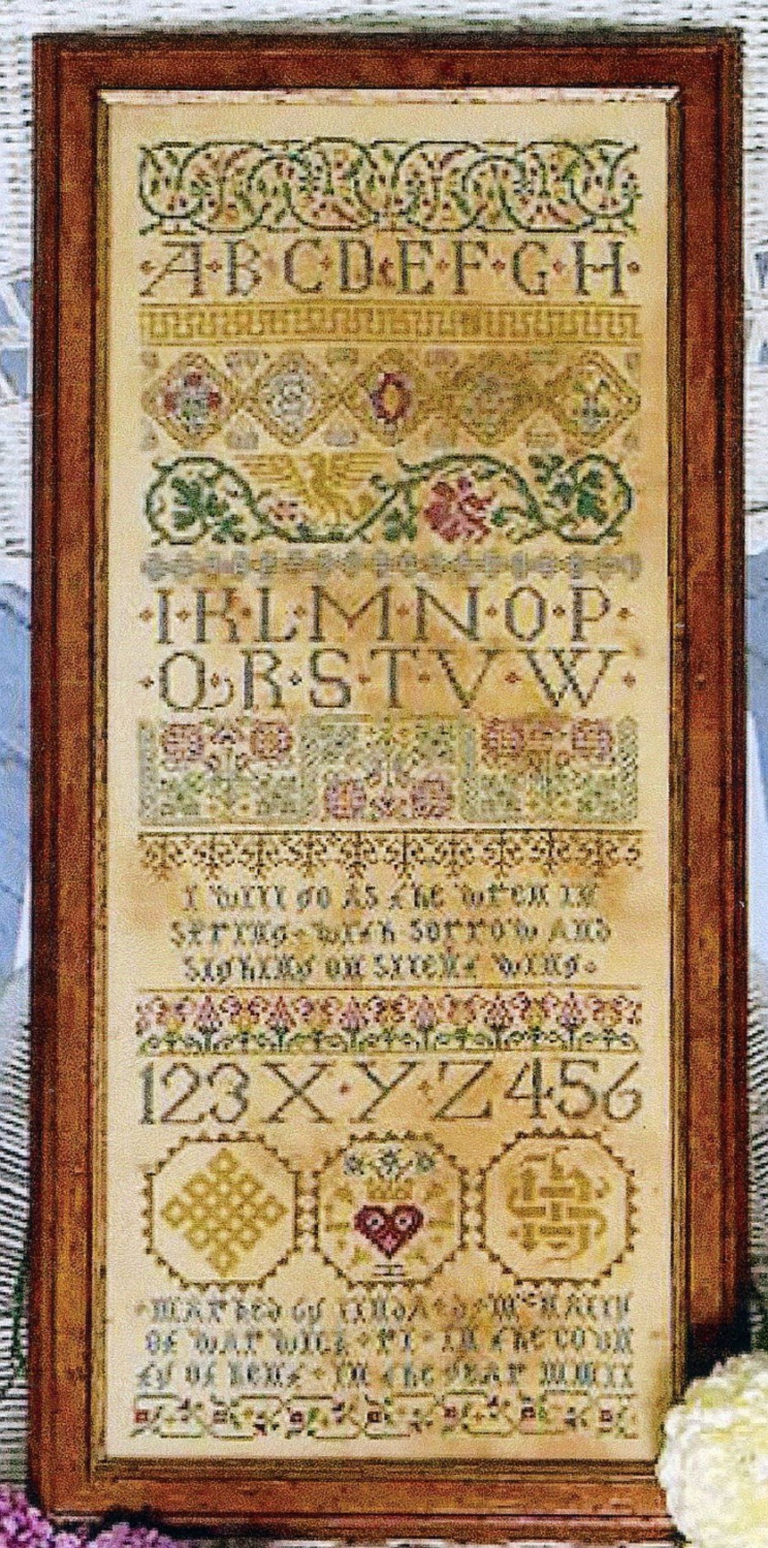 The Celtic Band Sampler by Homespun Samplar - Counted Cross Stitch ...