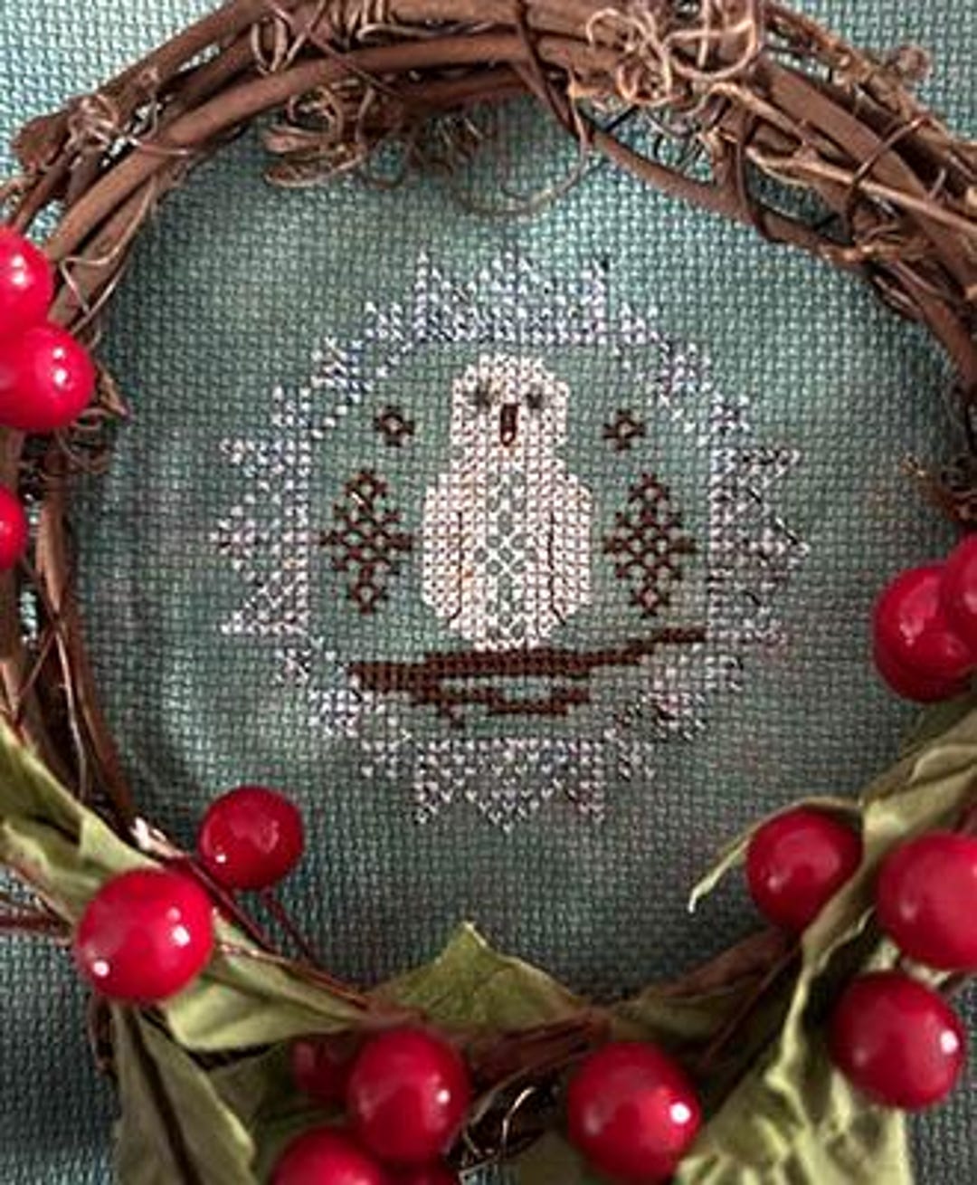 Quirky Quaker Snowy Owl by Darling and Whimsy Designs Counted Cross Stitch Pattern/chart - Etsy