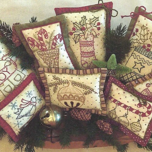 Scented Christmas Bowlies by Kathy Schmitz Needlework Pattern - Etsy