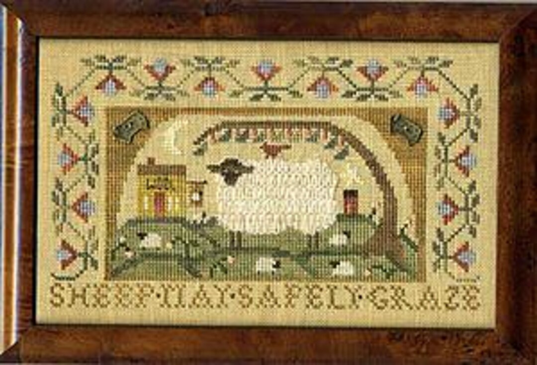 Sheep May Safely Graze by Homespun Elegance Counted Cross Stitch ...
