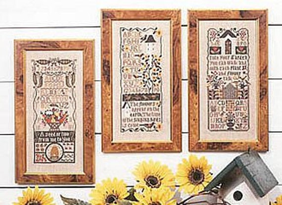 Garden Samplers by Prairie Schooler Counted Cross Stitch - Etsy