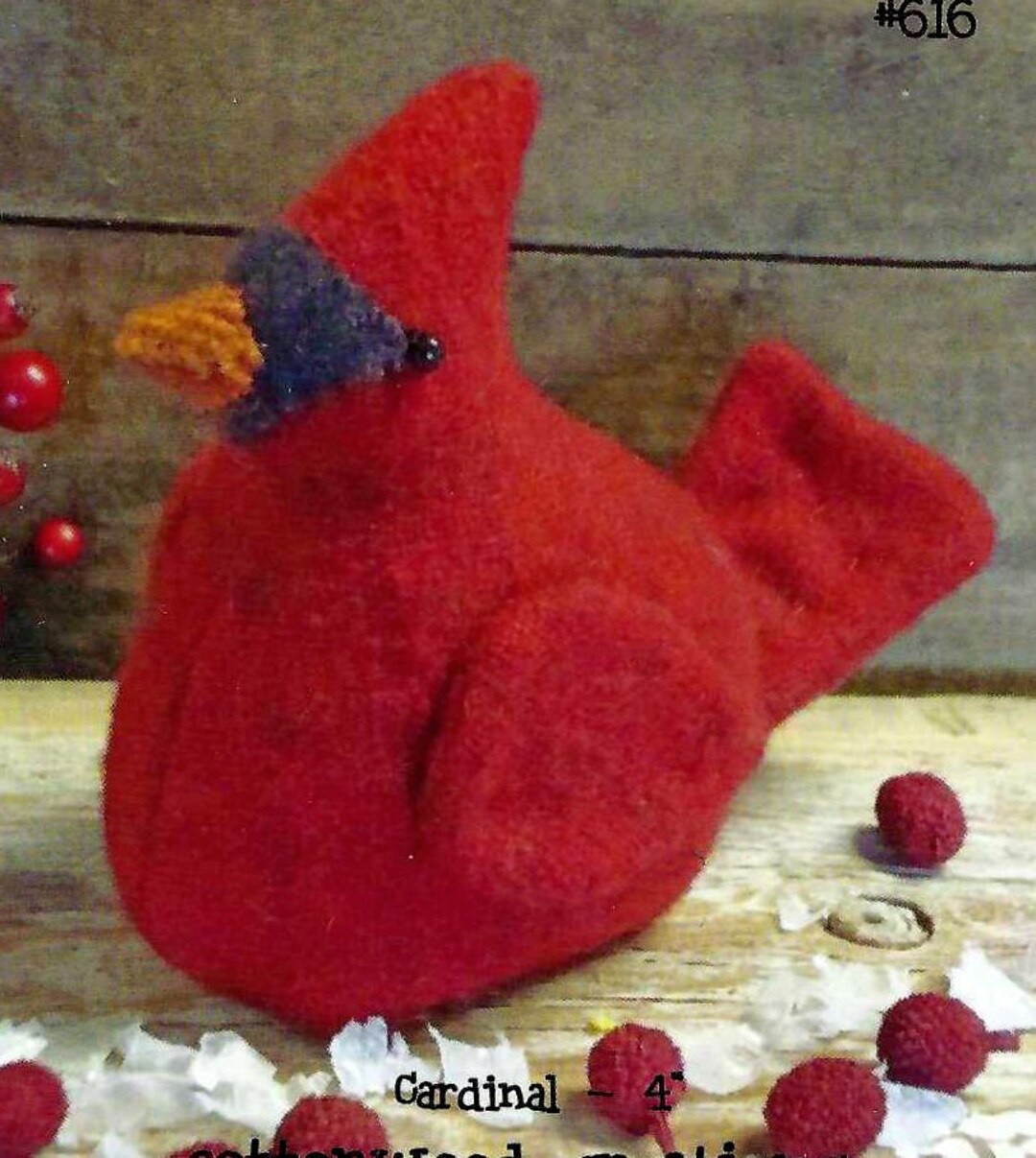 Cardinal Pin Keep PATTERN to Sew (not a Finished Product) by Cottonwood ...