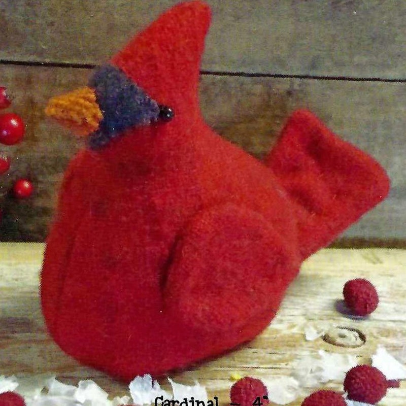 Felt Cardinal Pattern - Etsy
