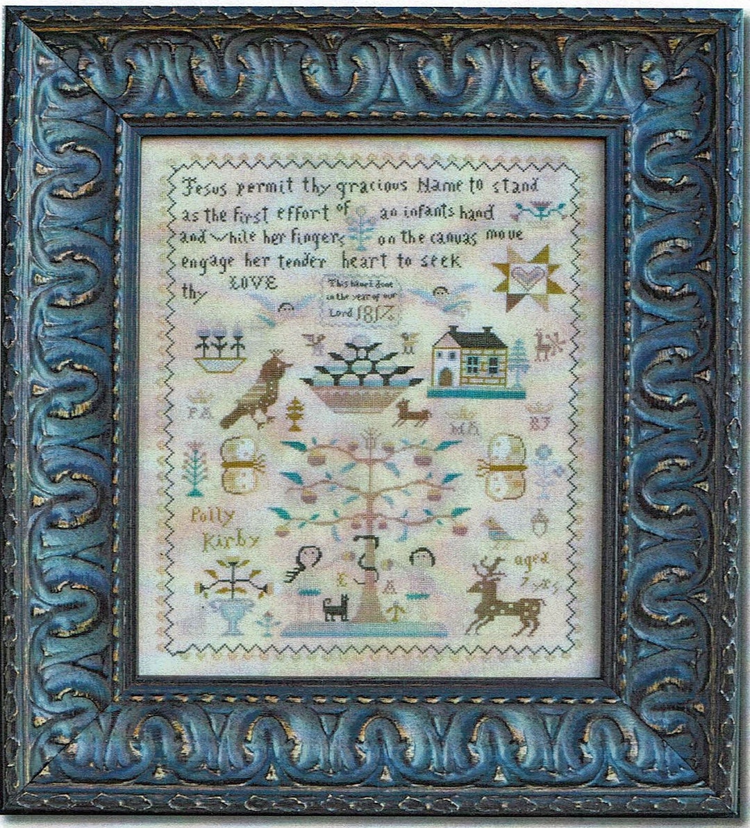 20% OFF Polly Kirby Sampler by Barbara Ana Designs Counted Cross Stitch ...
