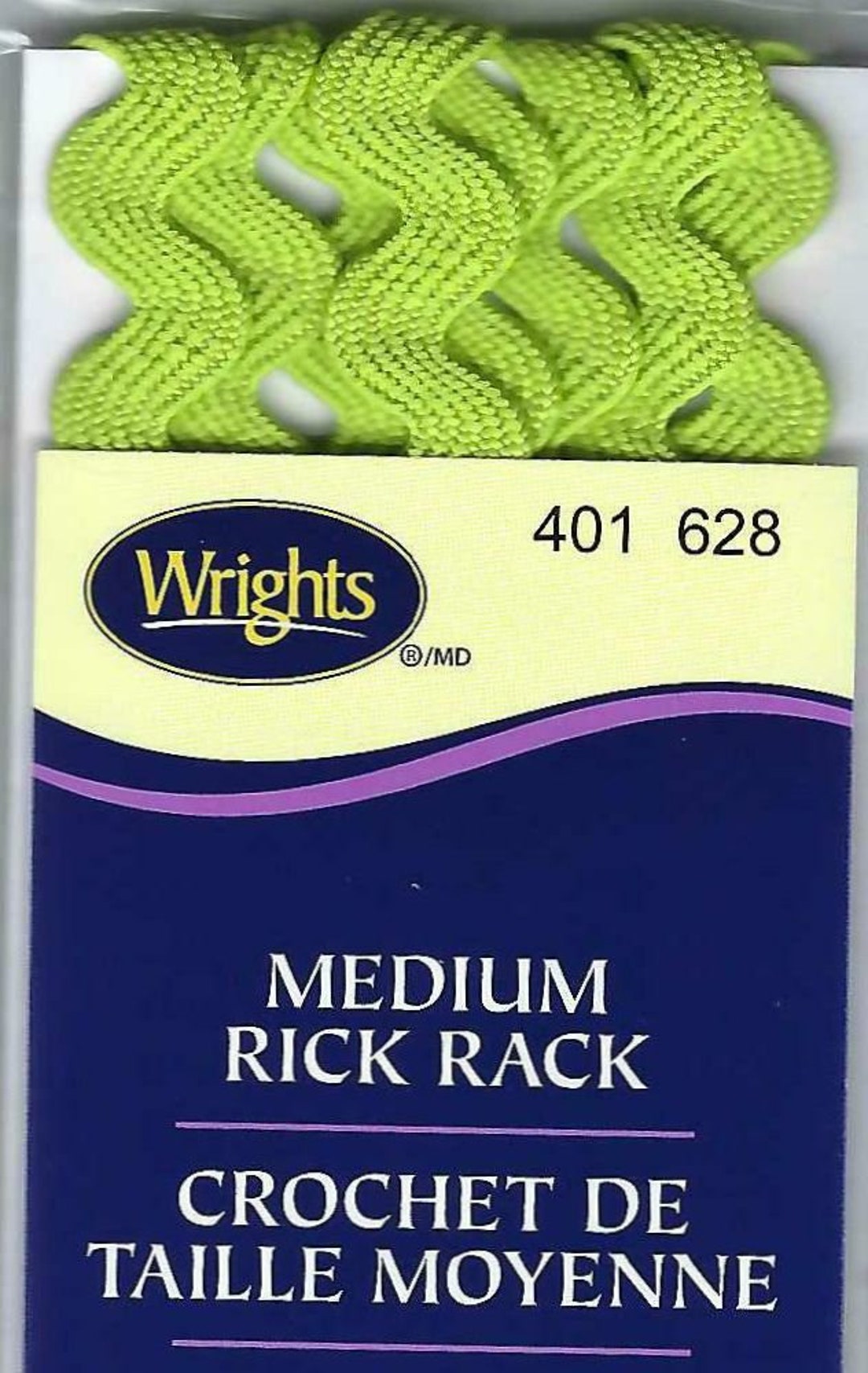 Lime Green 1/2"rick Rack Medium Rick Rack Embellishment - by Wright Co ...