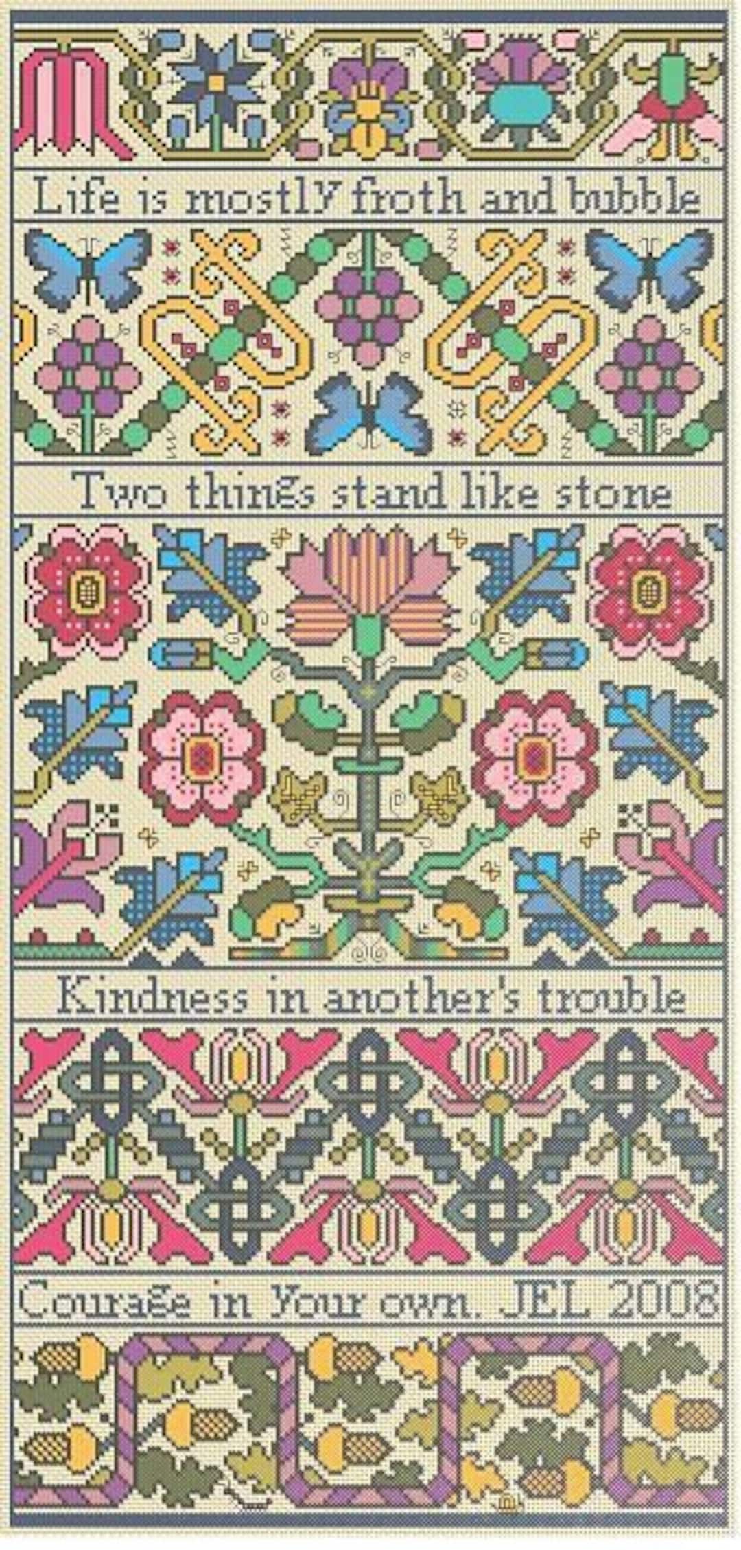 Froth and Bubble by Long Dog Samplers Counted Cross Stitch Pattern ...
