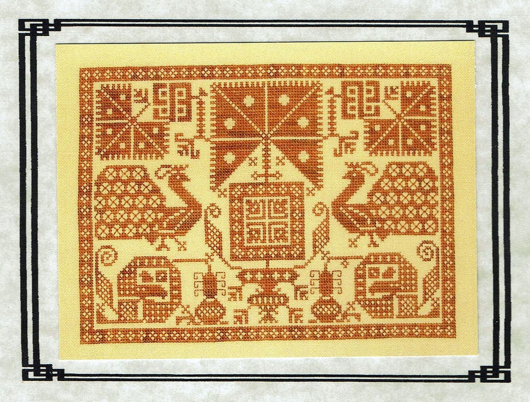 20% OFF Picotees and Peacocks Reproduction Sampler by Queenstown ...