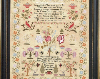 Elizabeth Furniss 1836 by Hands Across the Sea Samplers Counted Cross ...