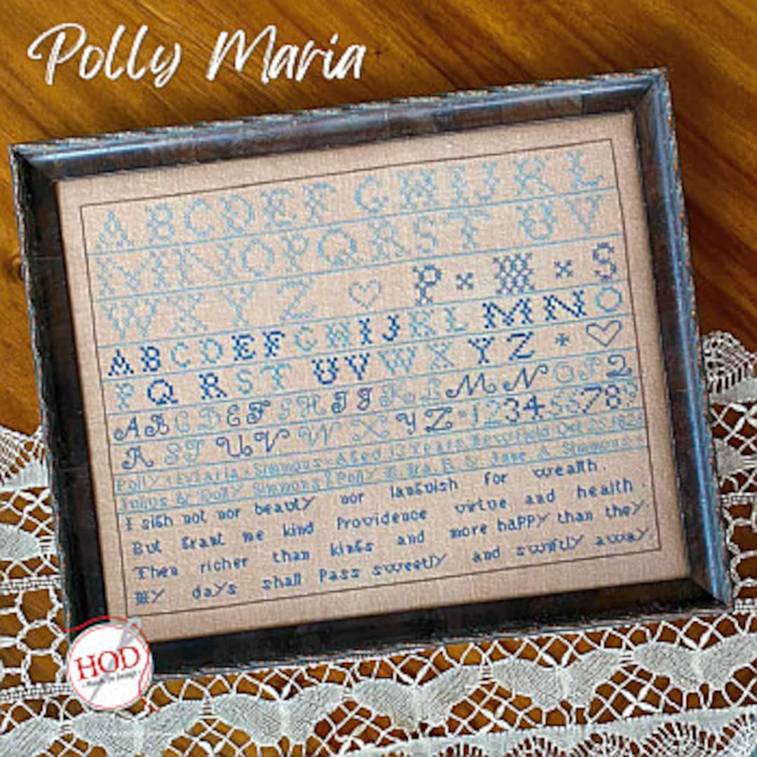 Polly Maria by Hands on Design Counted Cross Stitch Pattern/chart - Etsy