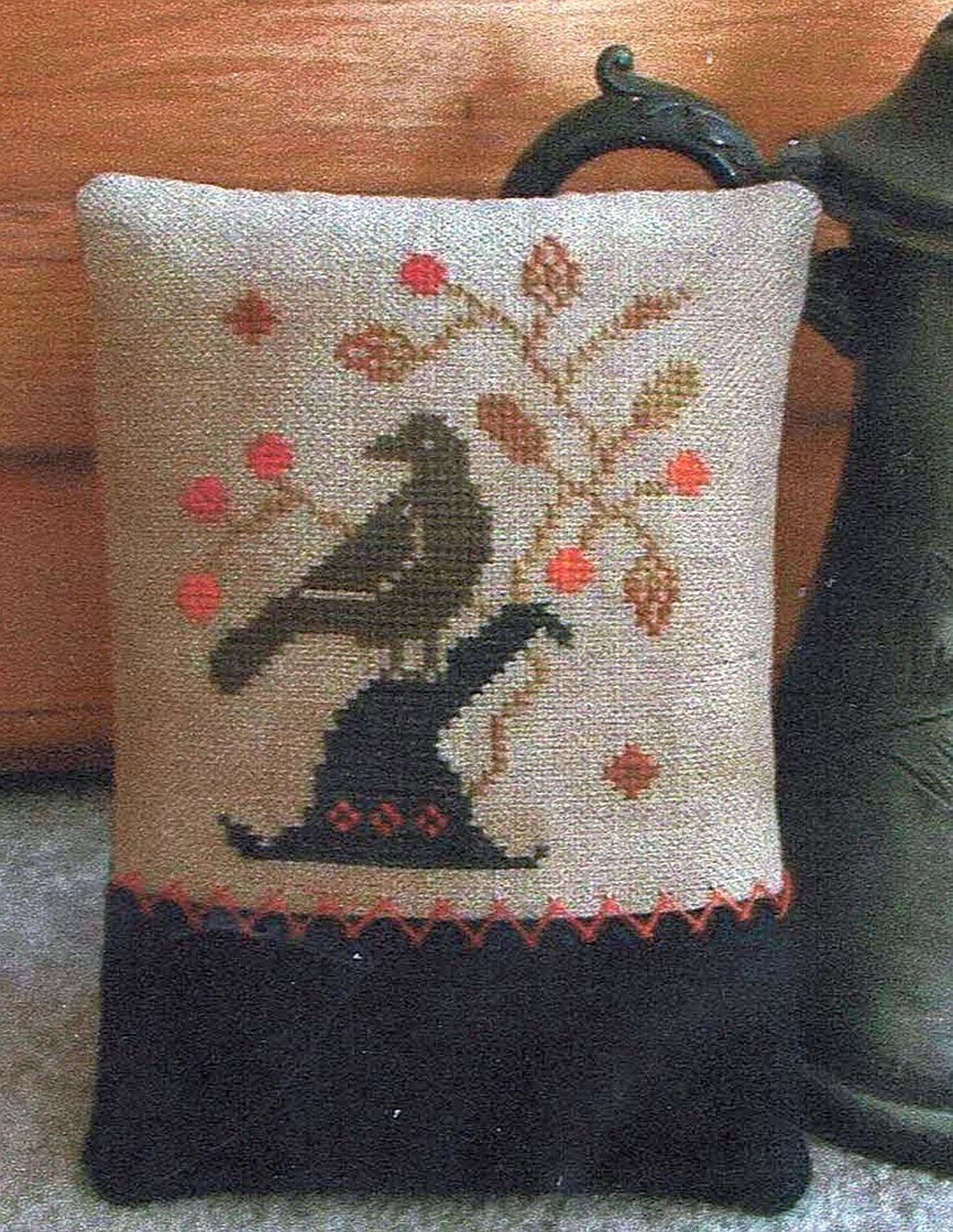 Enchanted Crow by Threadwork Primitives Counted Cross Stitch - Etsy